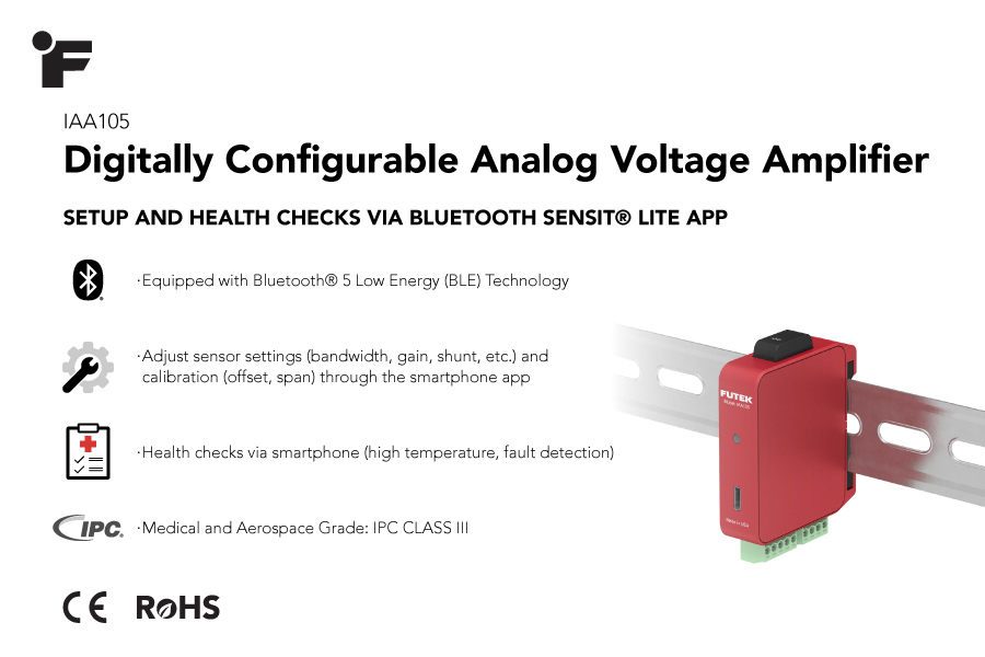 Digitally Configurable Analog Voltage Amplifier Iaa105 Fsh04453