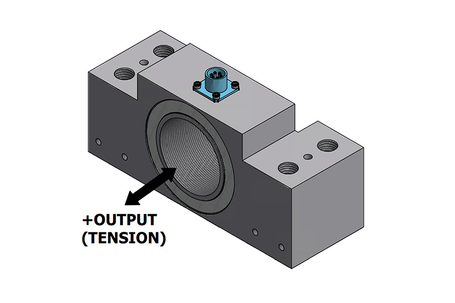 Ball Nut Mounting Block Load Cell